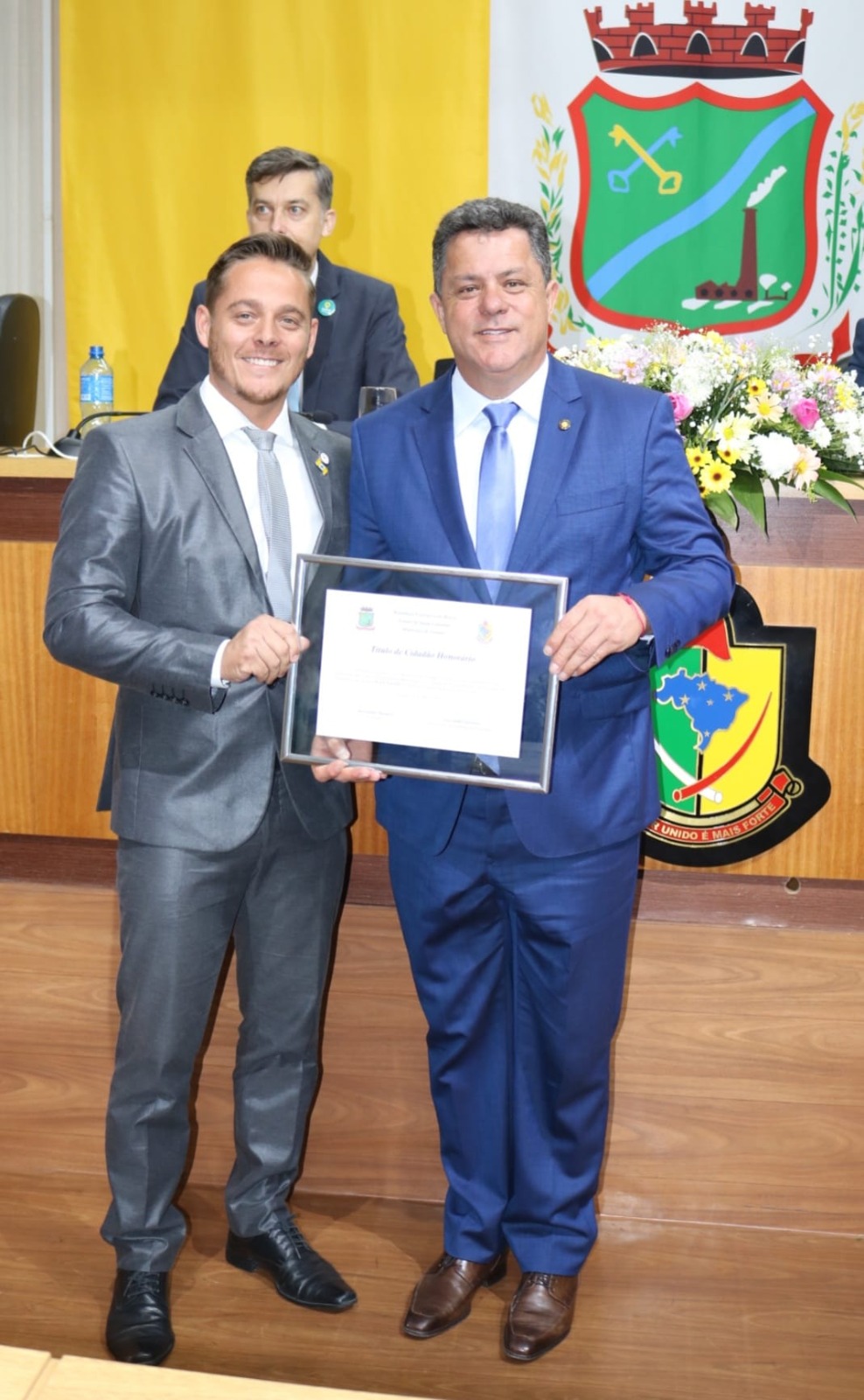 Deputado Ivan Naatz recebe título de Cidadão Honorário de Gaspar e ...